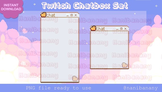 Cute Pixel Rubber Duck Chat Box Set for Twitch Youtube - Etsy