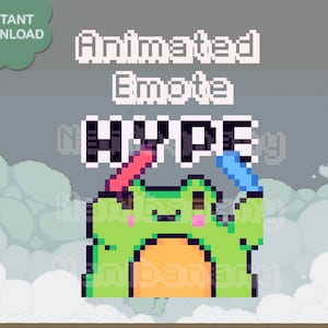 Cozy Animated Pixel Froggy Desk Stream Overlay Package | Cute Green ...