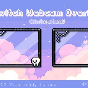 Spooky Halloween Magic Skull Webcam Frame Overlay Twitch Youtube Stream ...