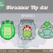 Cozy Animated Pixel Froggy Desk Stream Overlay Package | Cute Green ...