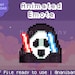 Pixel Spooky Scary Ghost Halloween HYPE Animated Emote for Discord ...