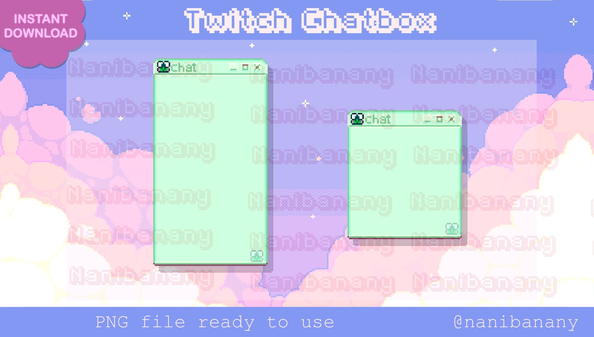 Window Retro Aesthetic Frog Twitch Chatbox - Etsy