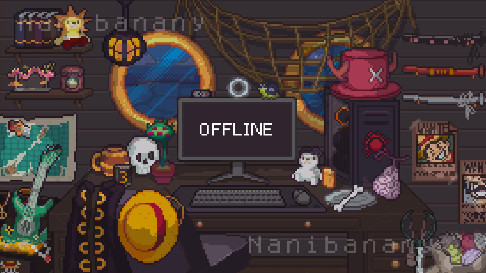 Custom Lofi Animated Pixel Desk Scenes for Twitch Streamers - Etsy