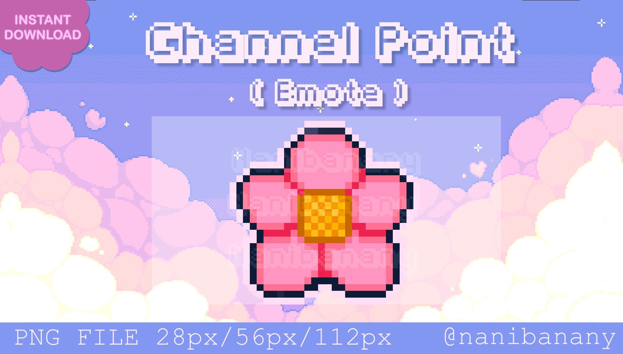 Cute Transparent Pixel Art
