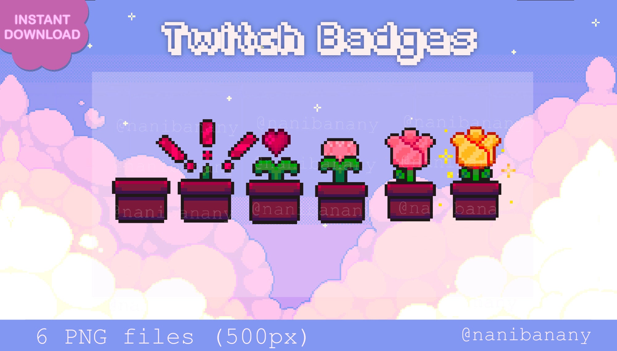 Tumblr Pastel Badges