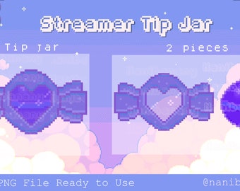 Pixel Kawaii Transparent Pastel Blue Candy Wrapper Decoration - Etsy