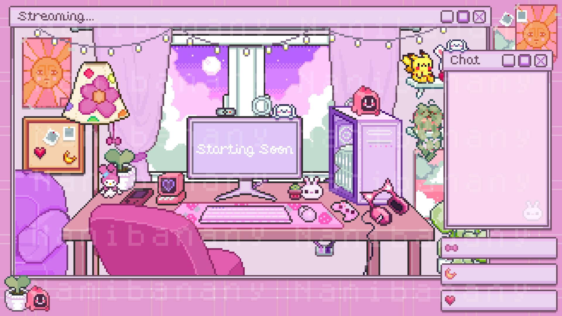 25 Pngs Pixel Stream Decoration Bundle Pack Pixel Kawaii - Etsy