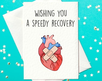 Funny & Cheeky Handmade Back Surgery Greetings Card for Get Well Soon ...