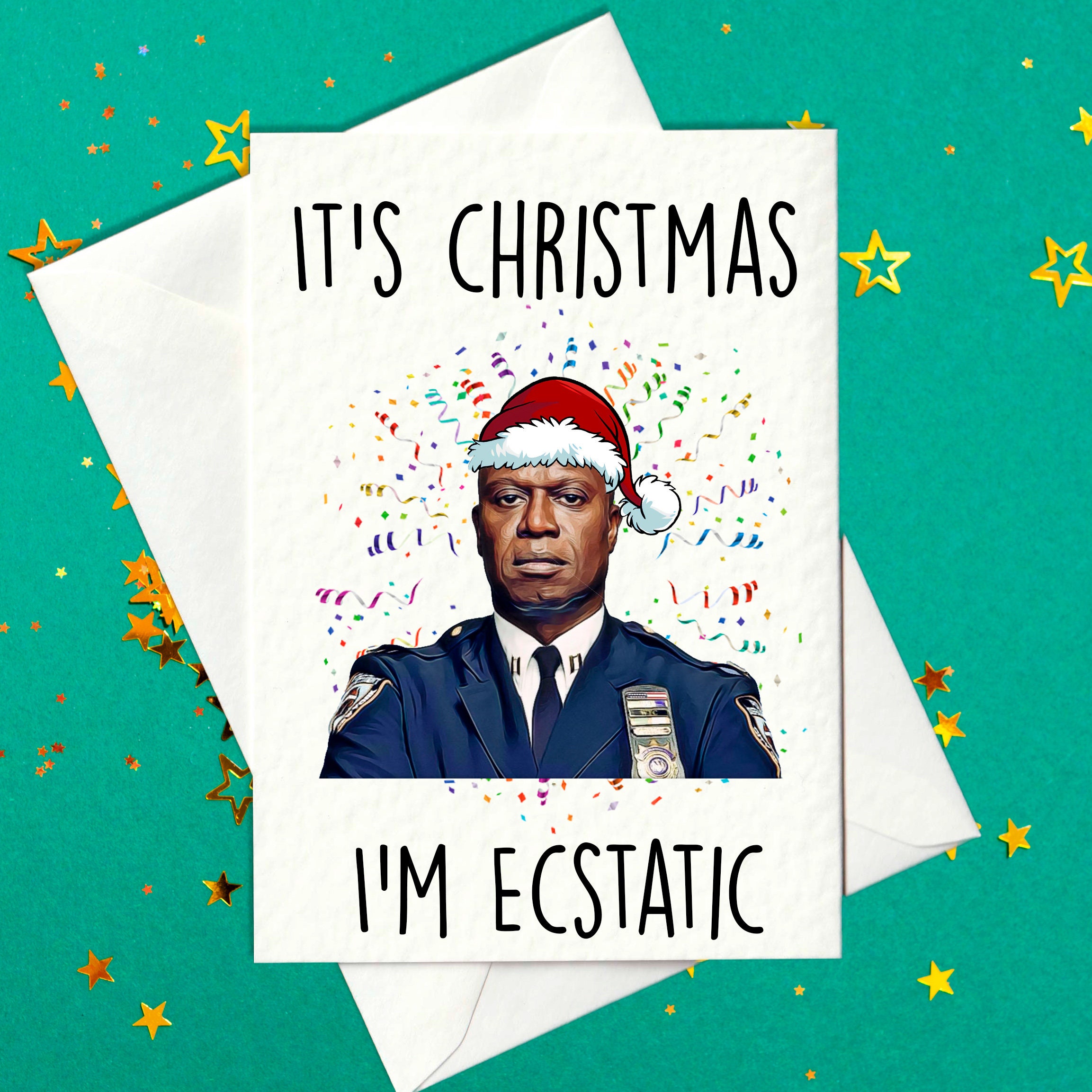 It's Christmas I'm Ecstatic Brooklyn 99 Christmas | Etsy