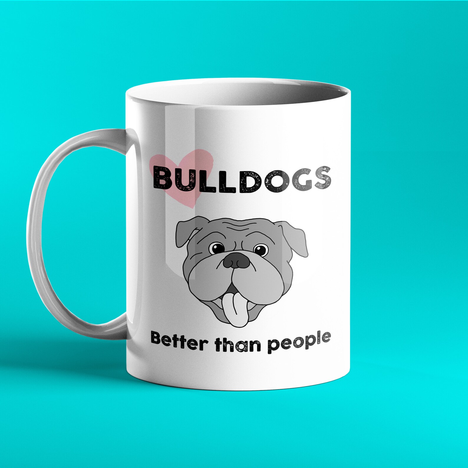 PERSONALISED! Bulldog Mug. Bulldog Gift, French Bulldog Coffee Mug ...