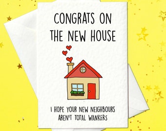 Funny New Home Card - Etsy