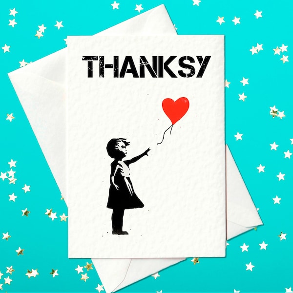Banksy Card - Etsy UK