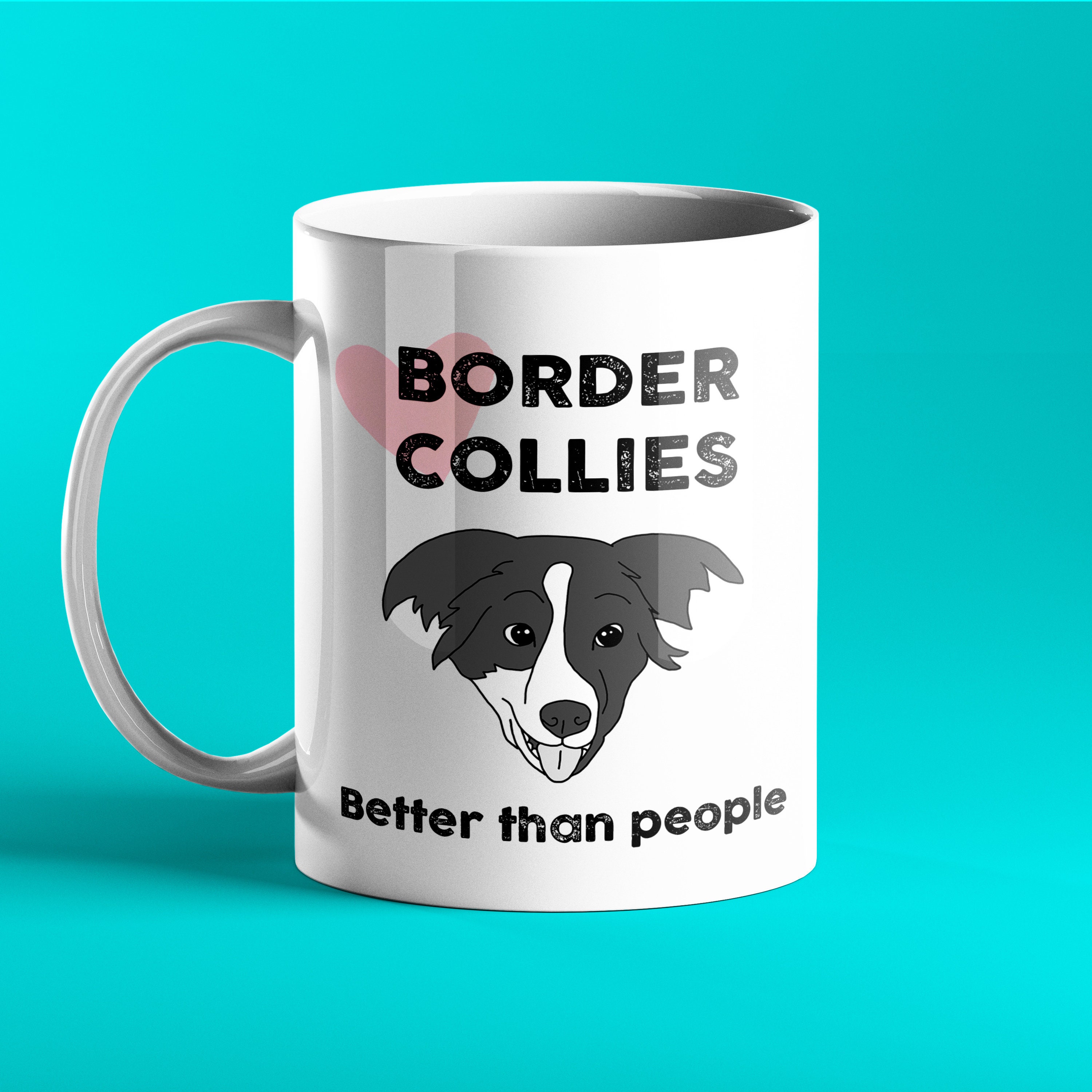PERSONALISED Border Collie Mug. Border Collie Gifts. - Etsy