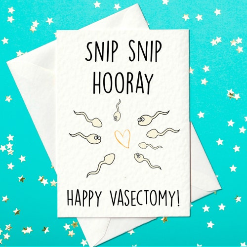 Vasectomy Card - Etsy