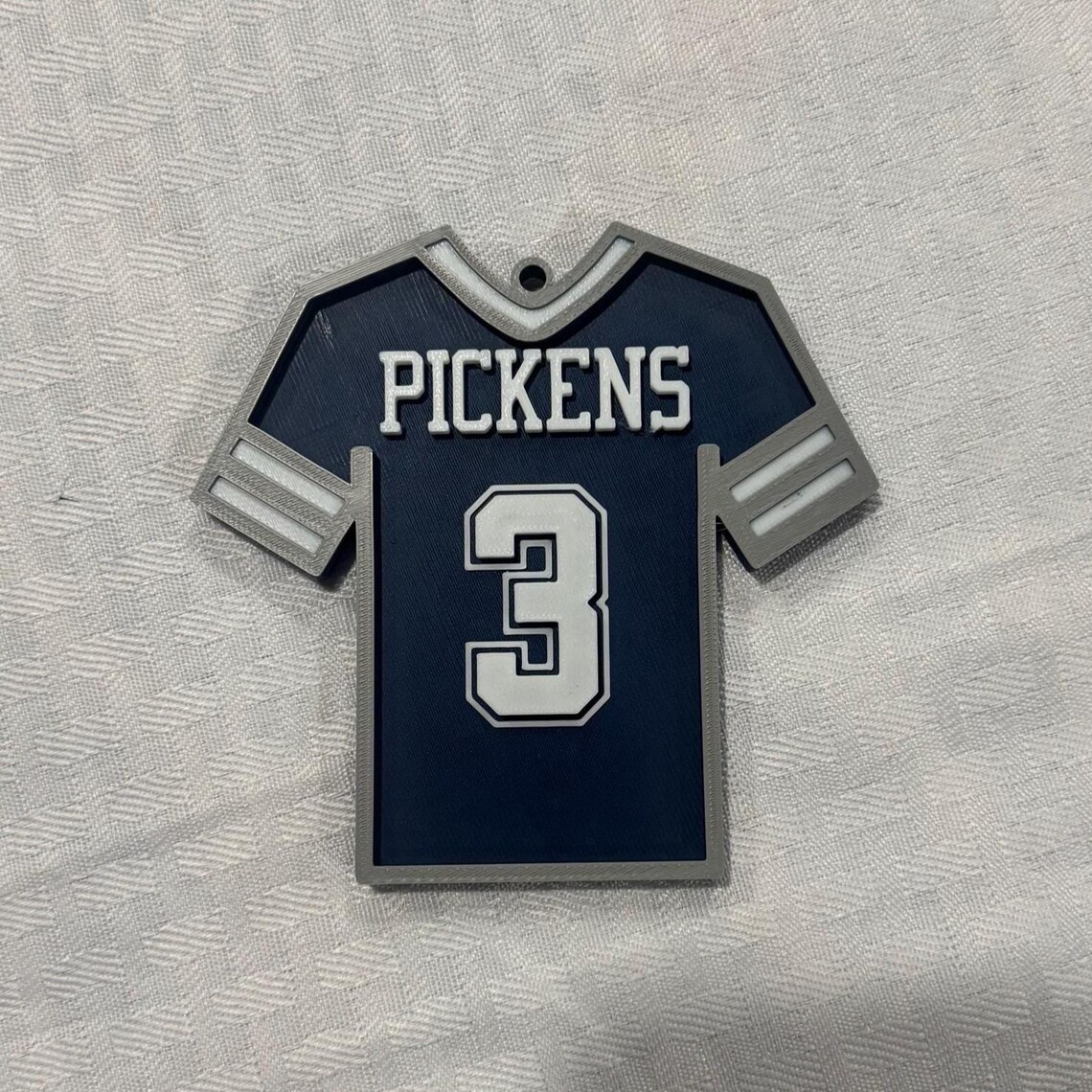 3D Printed Dallas Cowboys Jersey Christmas Ornaments - Etsy