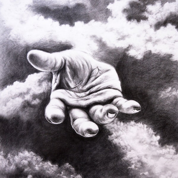 Hand of God Print - Etsy