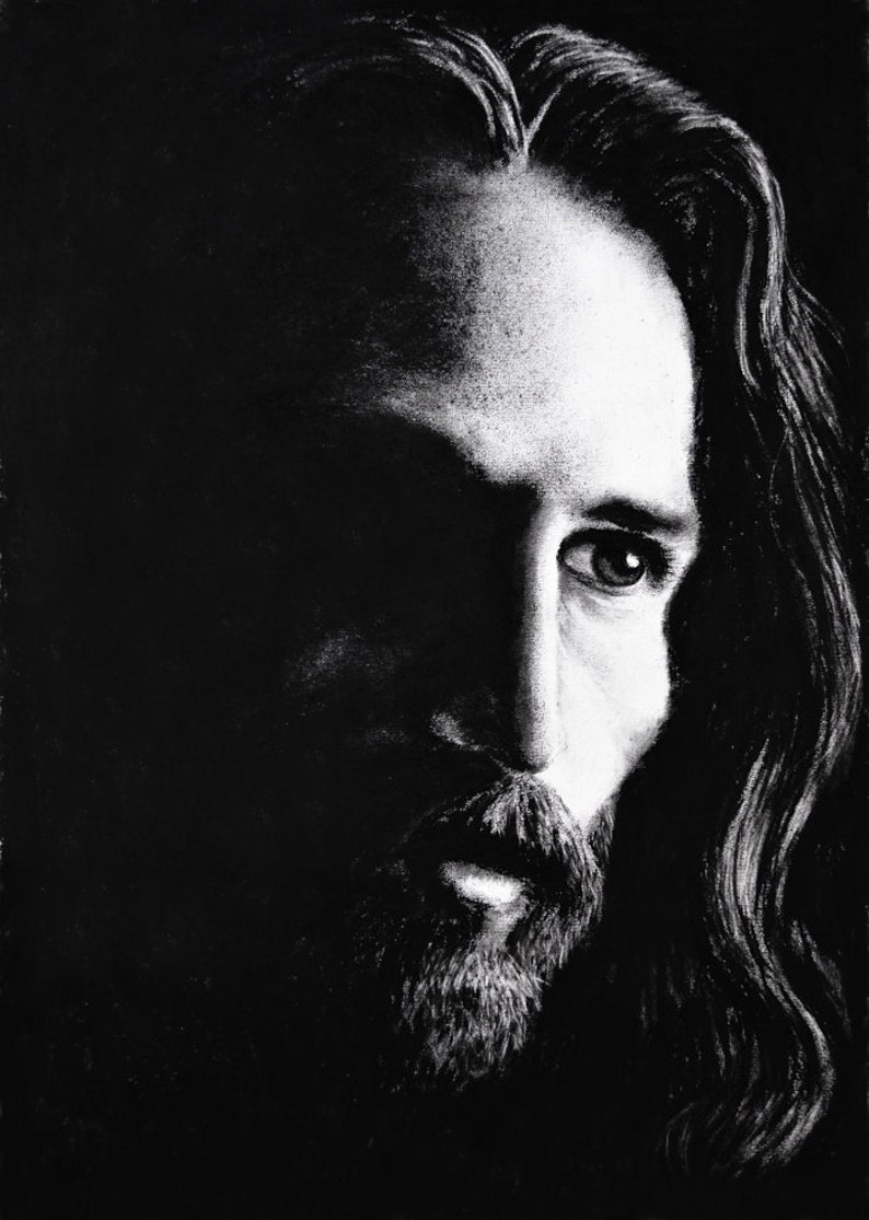 Jesus Christ Portrait Print Christ Portrait Jesus Portrait - Etsy