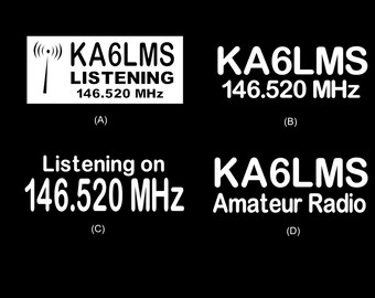Ham Radio Decals | Etsy