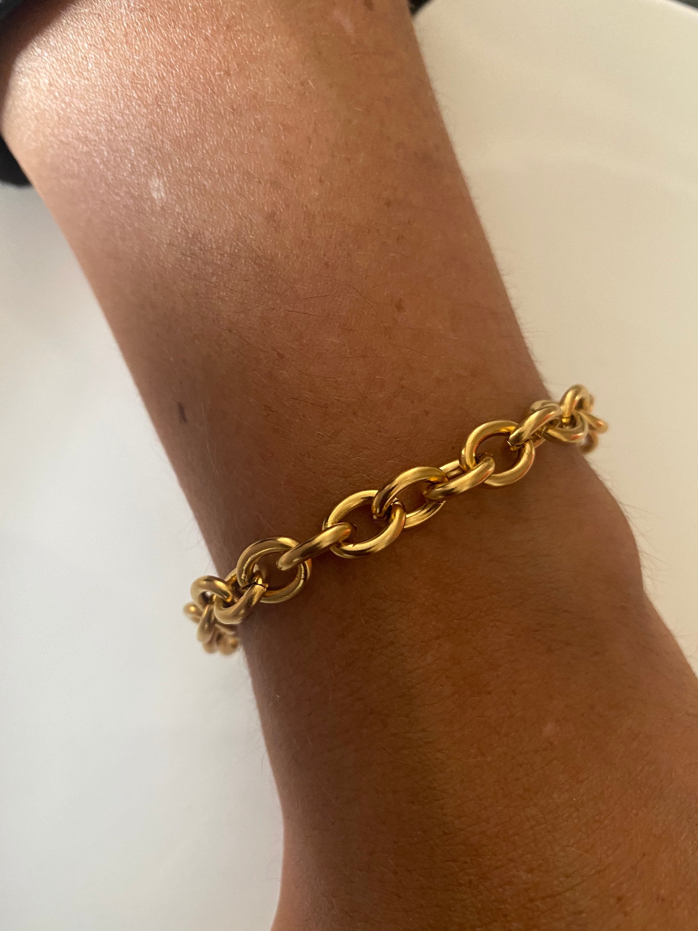 Stainless Steel Chunky Chain Bracelet Unisex Big Chain - Etsy