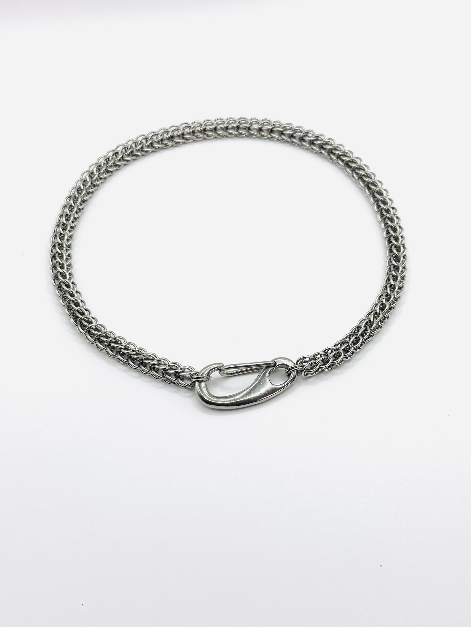 Chunky Persian Chainmail Link Chain Necklace Carabiner - Etsy