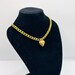 Chunky Gold Heart Necklace Stainless Steel Flat Curb Chain - Etsy
