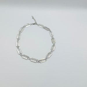 Razor Blade Gothic Choker Necklace, Stainless Steel Rock Biker Necklace ...