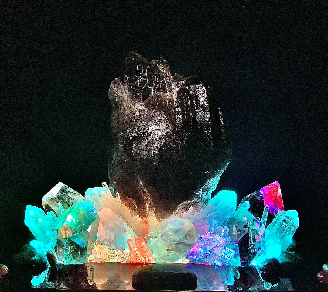 QUARTZ NIGHT LAMP, Grounding, See Pics and Video - Etsy