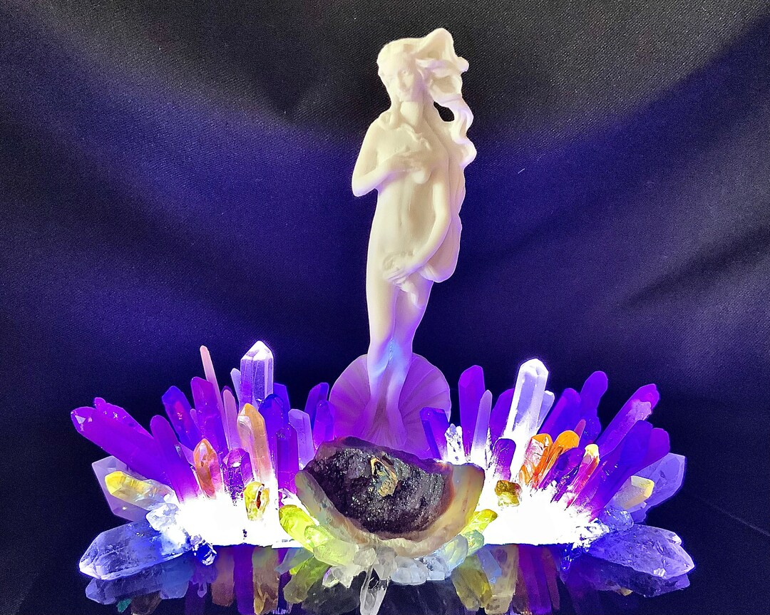 QUARTZ NIGHT LAMP, Venus Love, See Pics and Video - Etsy