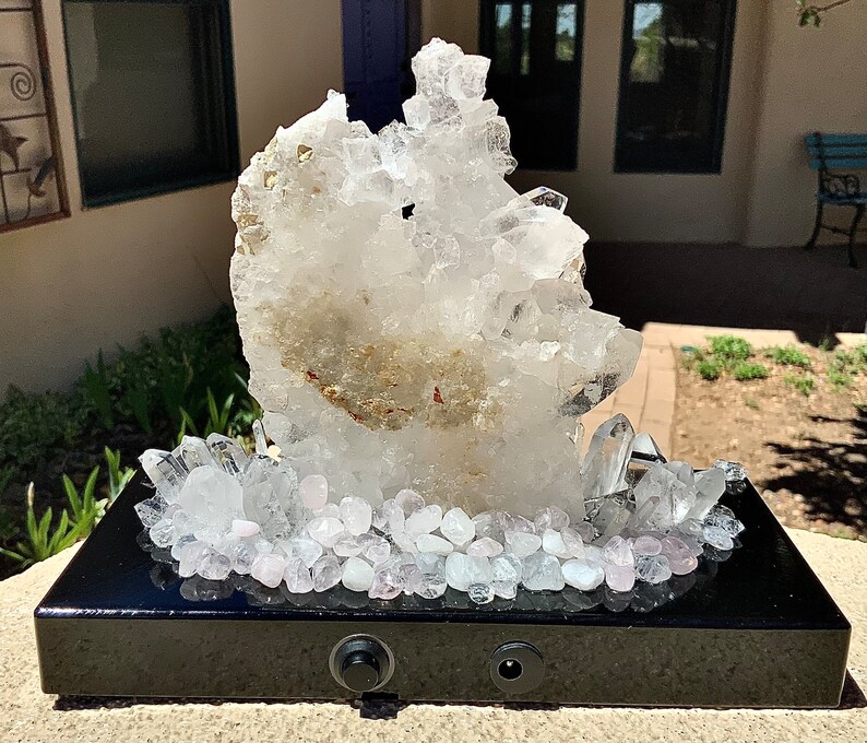 QUARTZ NIGHT LAMP, One Giant Leap, See Pictures and Video - Etsy