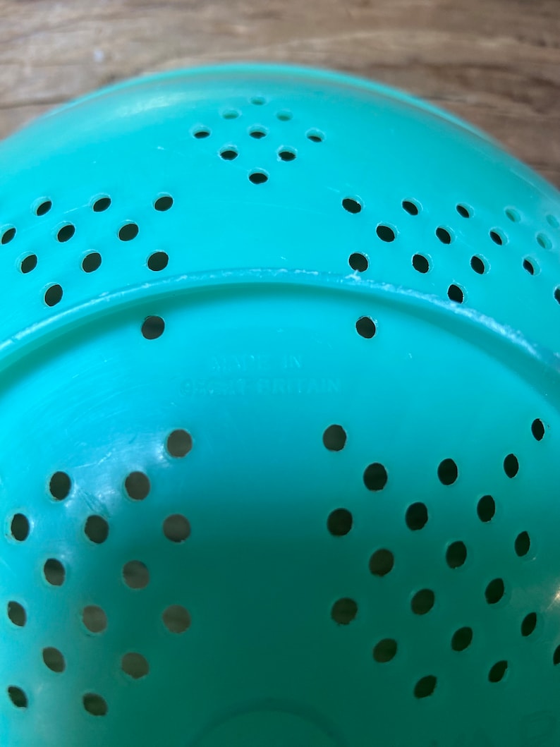Vintage, 1960s, Jadeite, Tupperware, Colander, Made in England, Retro ...