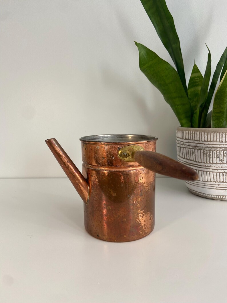 Vintage, Copper, Tagus, Turkish Coffee Pot, Watering Can, Cottagecore ...
