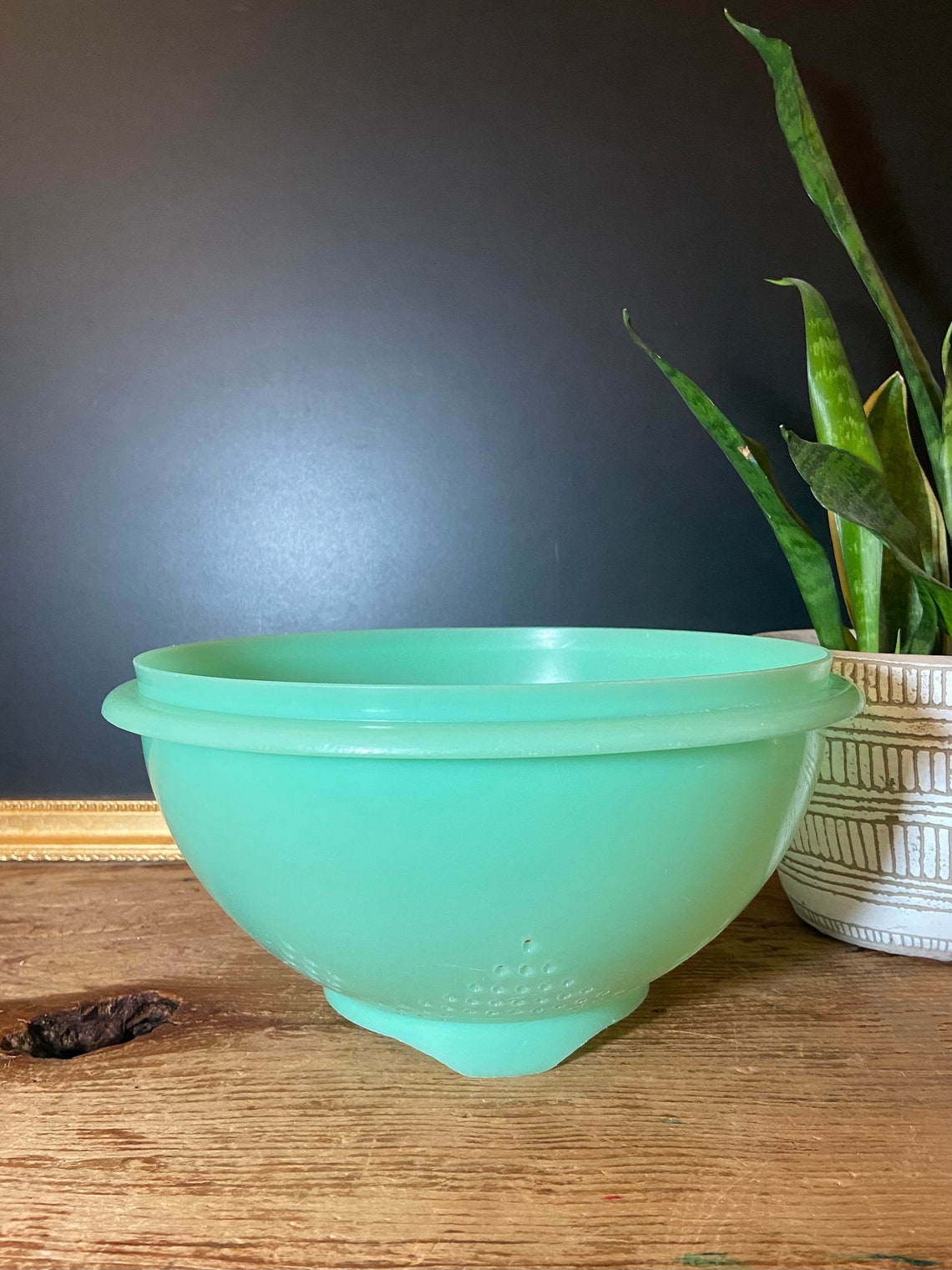 Vintage, 1960s, Jadeite, Tupperware, Colander, Made in England, Retro ...