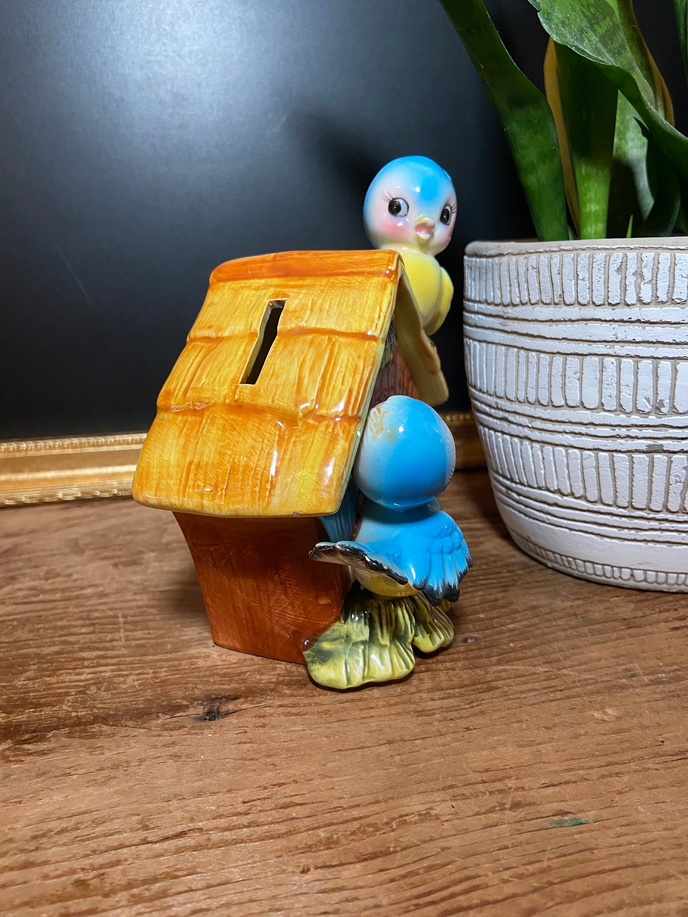 Vintage, 1950s, Norcrest, Bluebird, Money Bank, Anthropomorphic ...