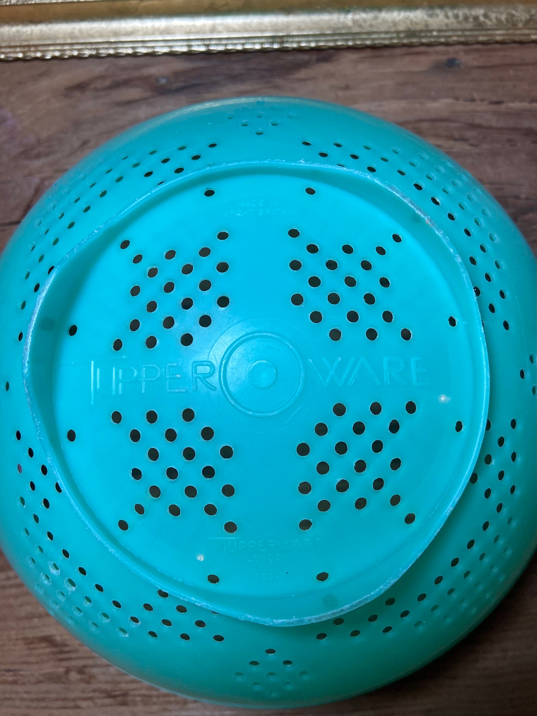 Vintage, 1960s, Jadeite, Tupperware, Colander, Made in England, Retro ...