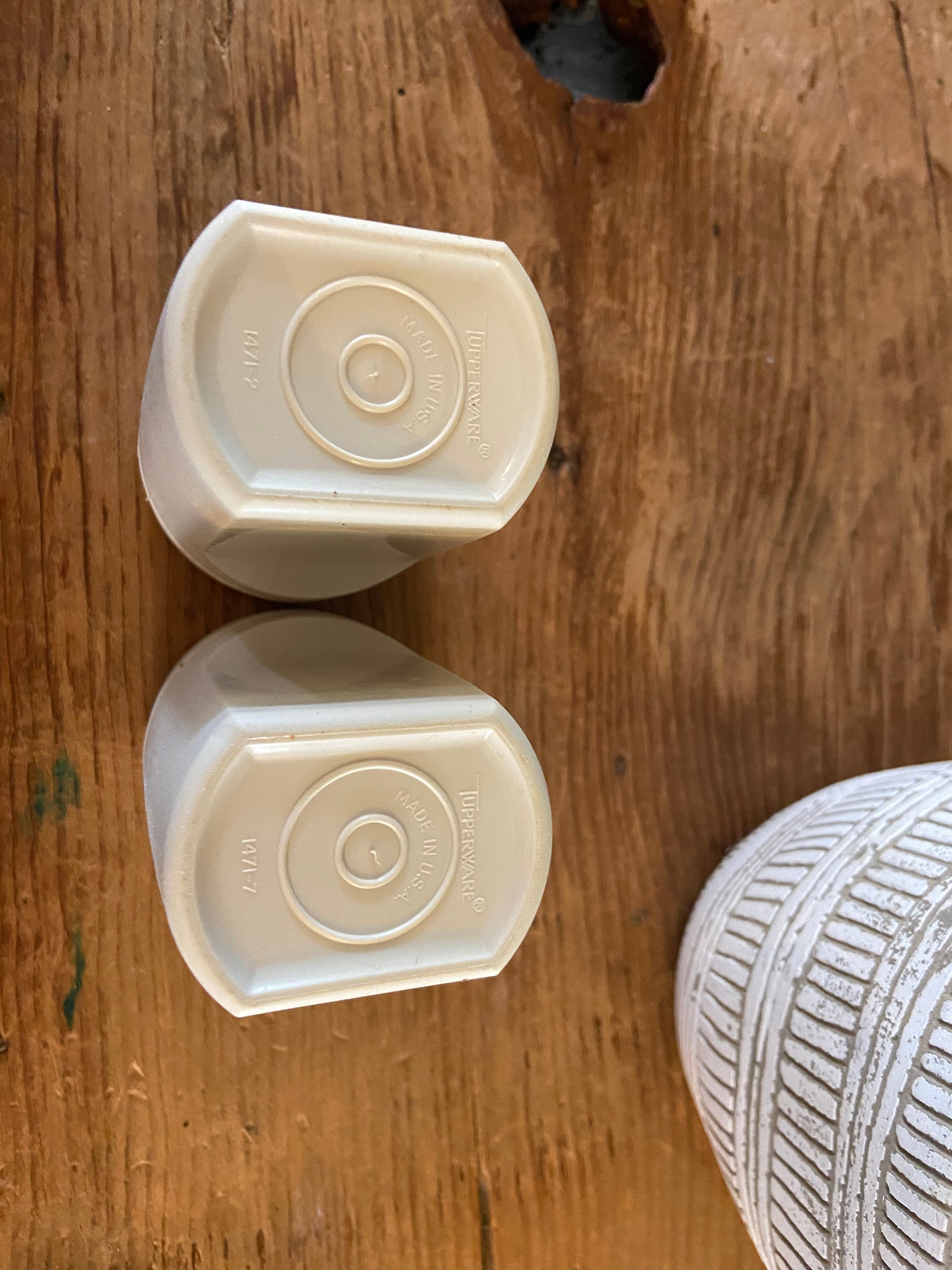 Vintage 1980s Tupperware Salt & Pepper Shakers - Etsy