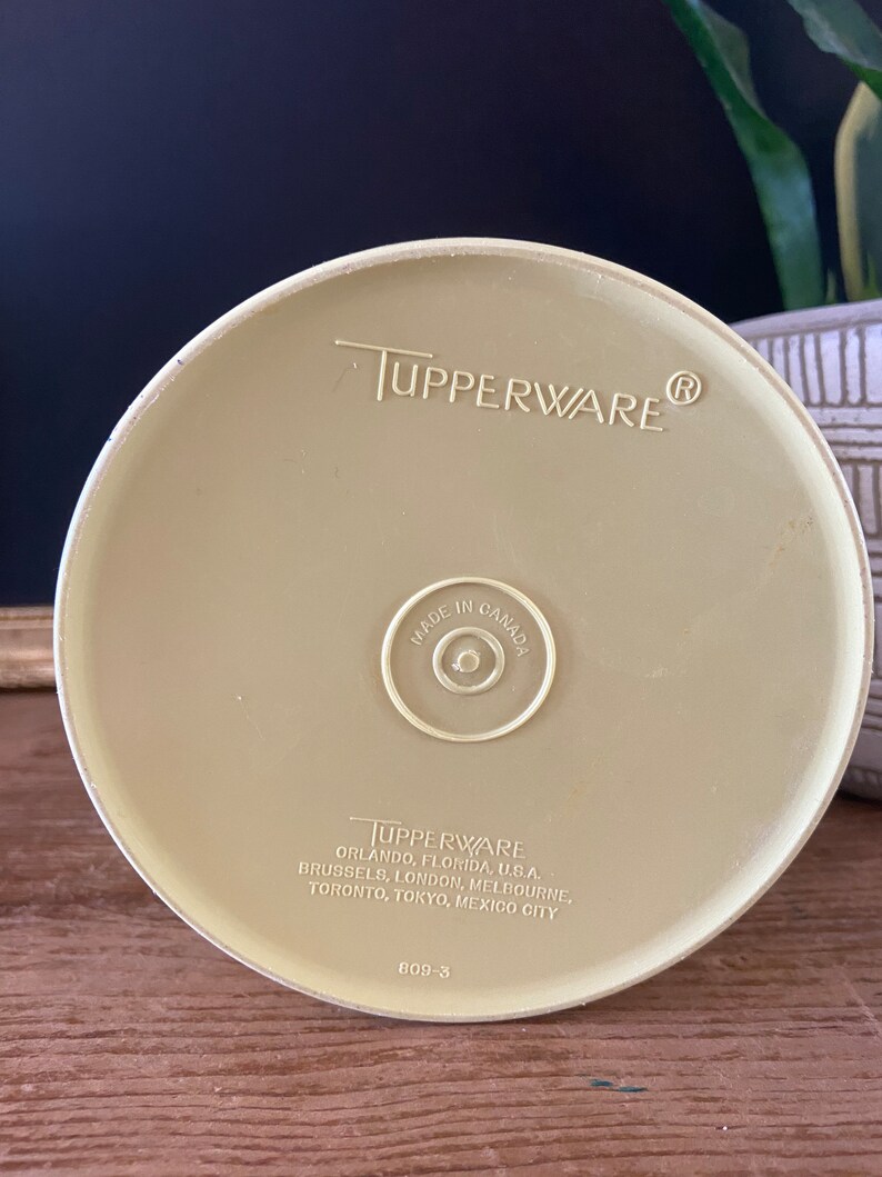 Vintage, 1970s, Tupperware, Harvest Gold, Servalier, Canisters, Retro ...
