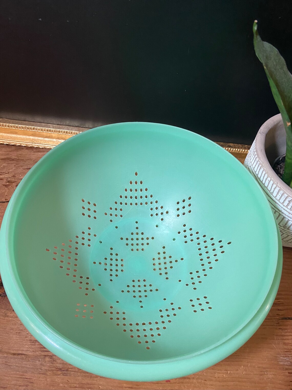 Vintage, 1960s, Jadeite, Tupperware, Colander, Made in England, Retro ...