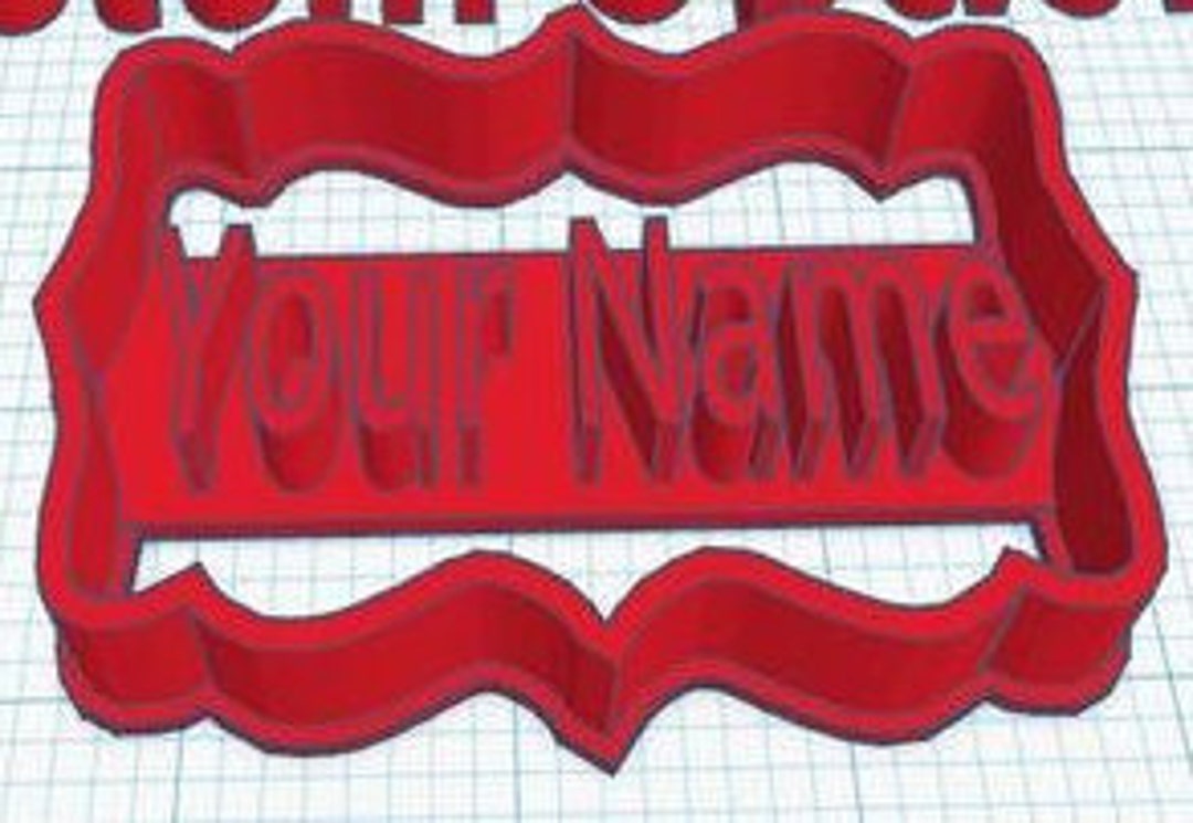 Custom Name Cookie Cutter, Fondant Cutter, Dough Cutter - Etsy