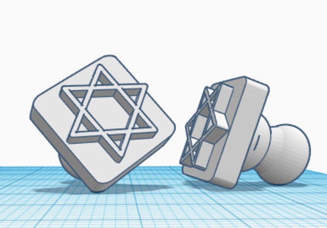 Star of David Craft Stamp for Soap Making, Pottery, Baking - Etsy
