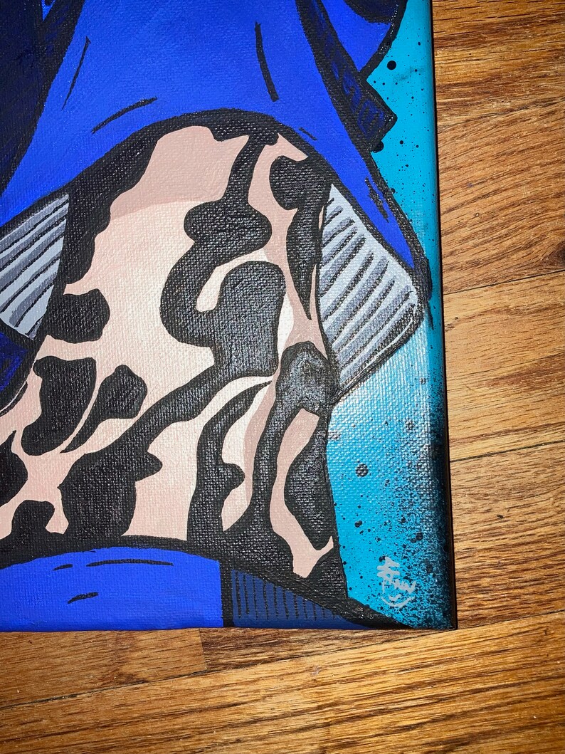 Custom Ninja Curse Mark Anime Painting - Etsy