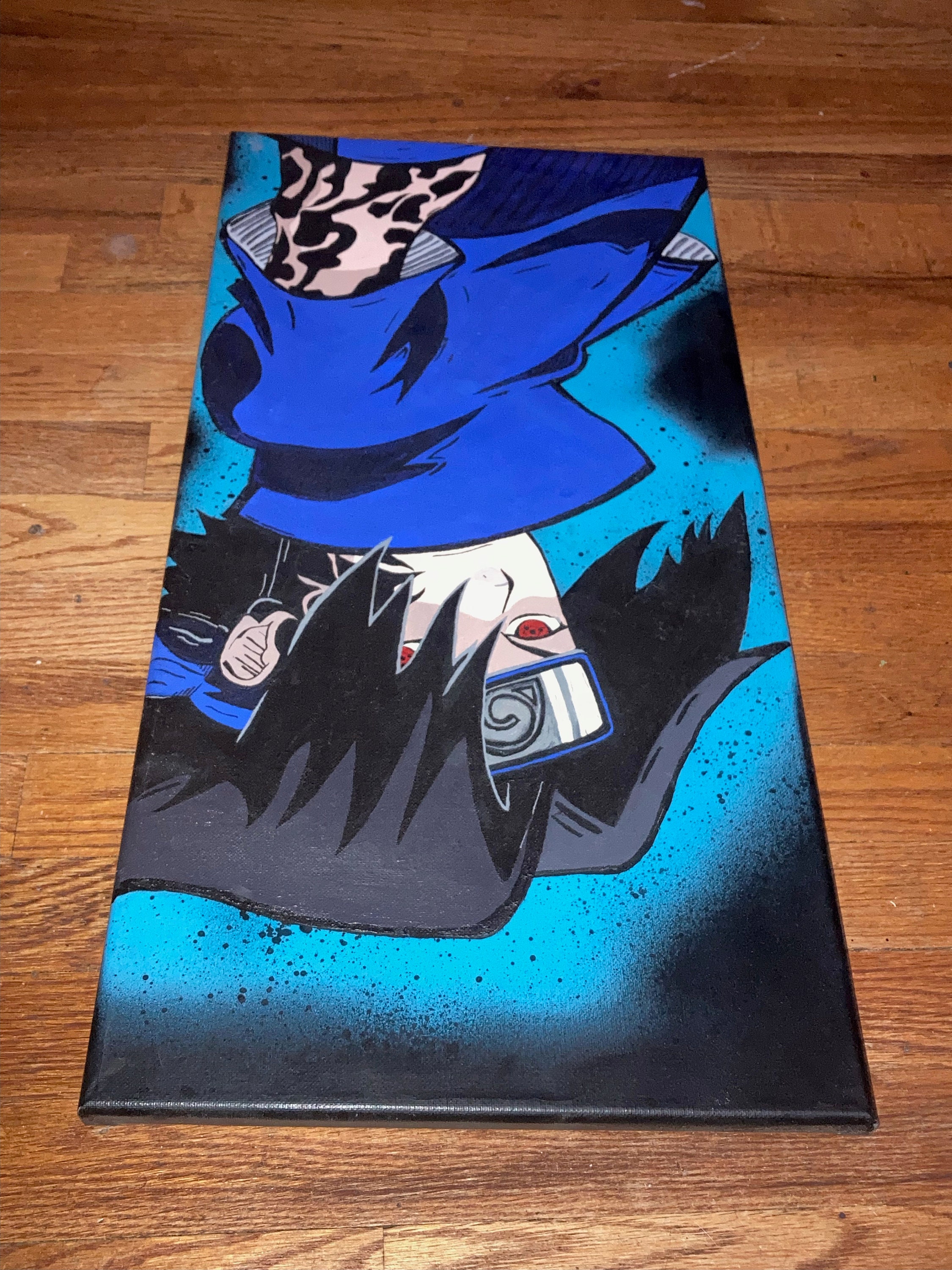 Custom Ninja Curse Mark Anime Painting - Etsy