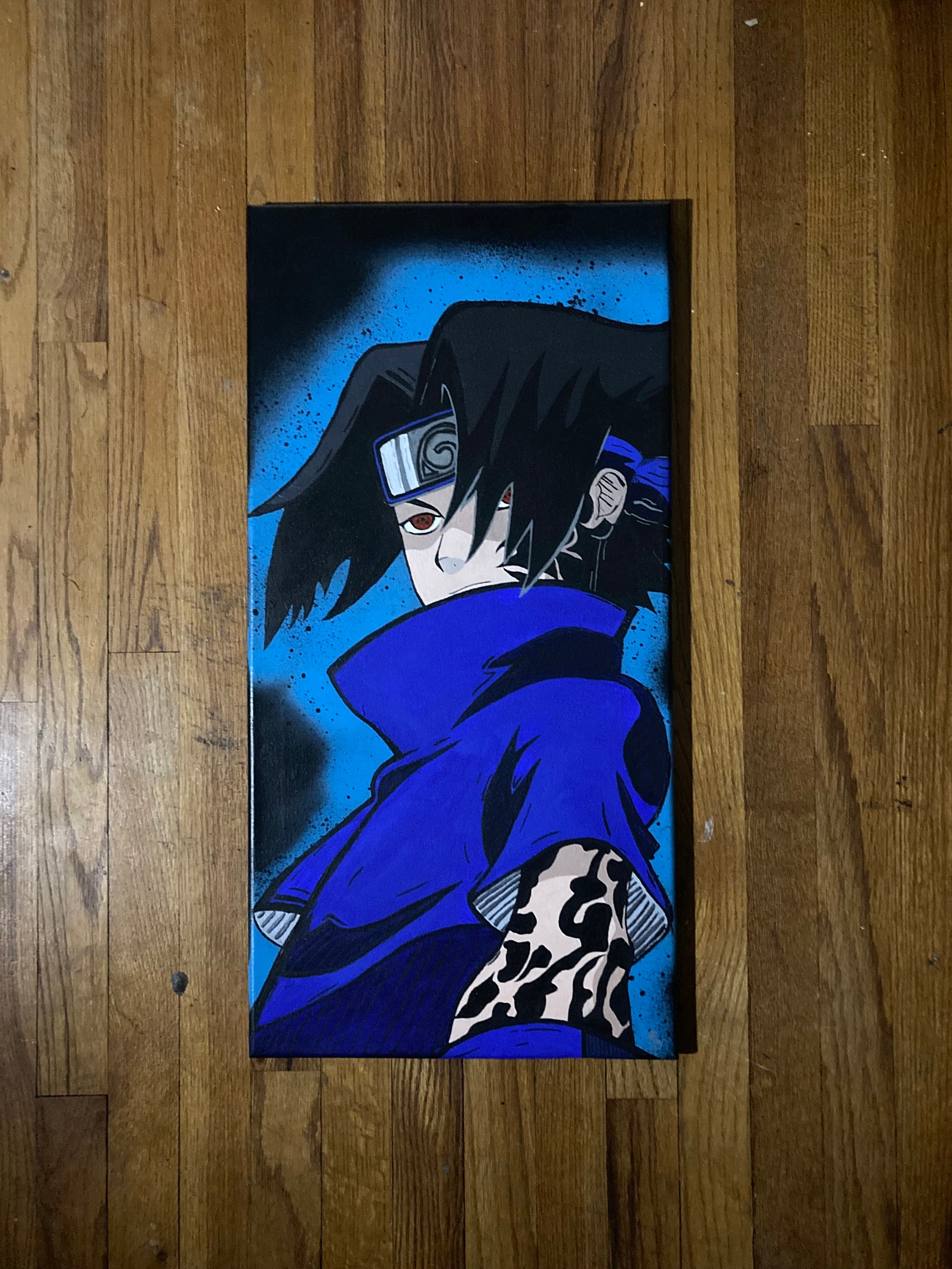 Custom Ninja Curse Mark Anime Painting - Etsy