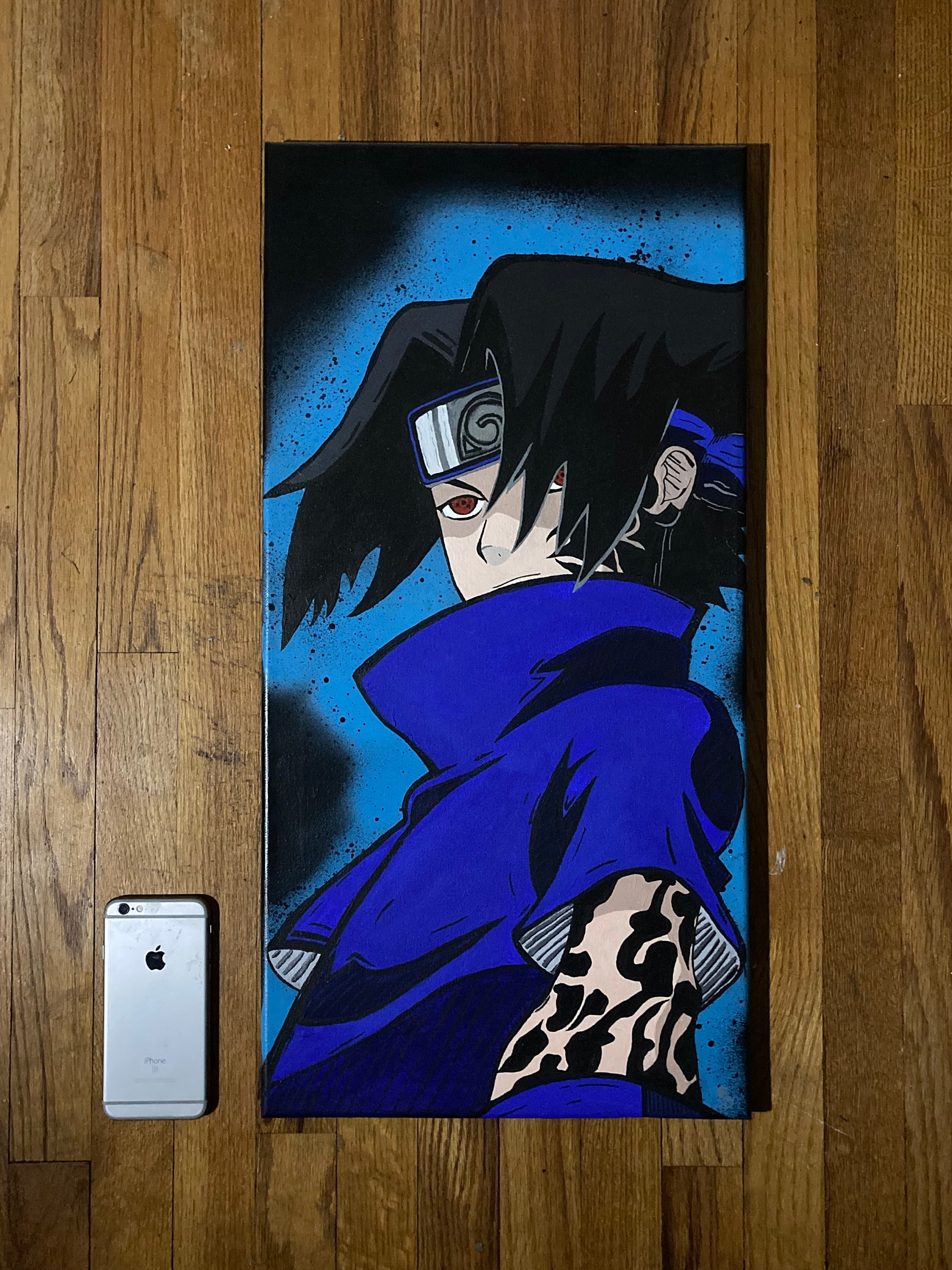 Custom Ninja Curse Mark Anime Painting - Etsy