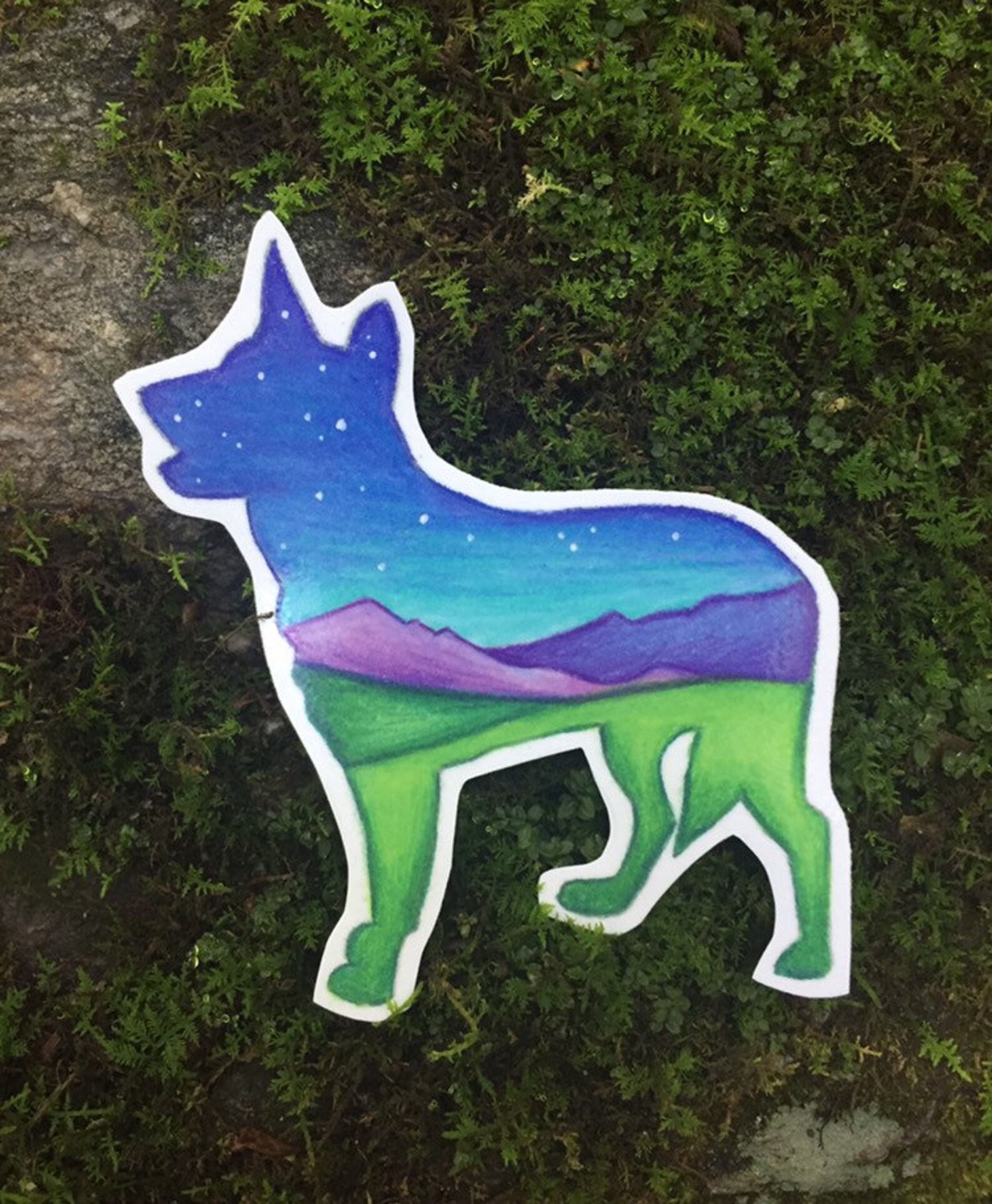 Blue Heeler Decal - Etsy