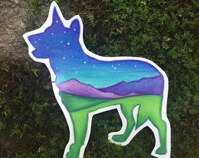 Blue Heeler Decal - Etsy