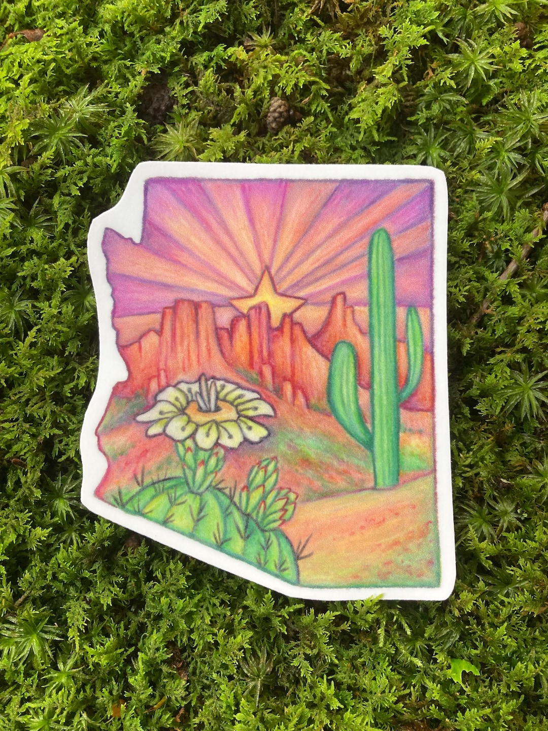 Arizona Sticker - Etsy