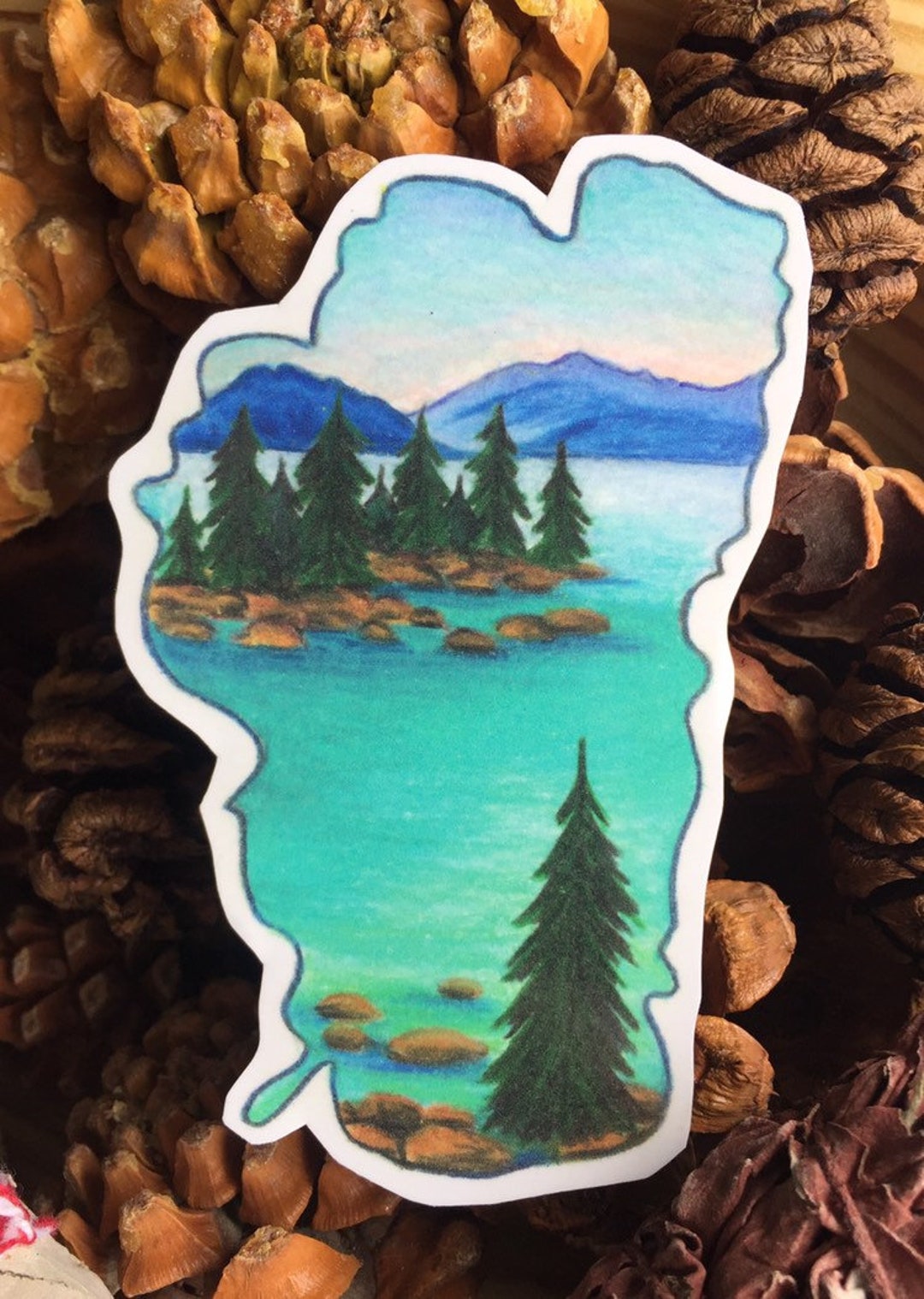 Lake Tahoe Sticker - Etsy