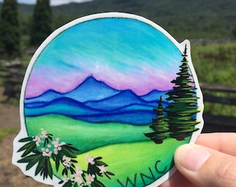 North Carolina Sticker | Etsy