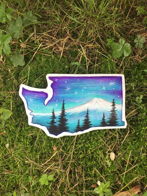 Washington Sticker | Etsy