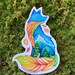 Fall Fox Sticker - Etsy